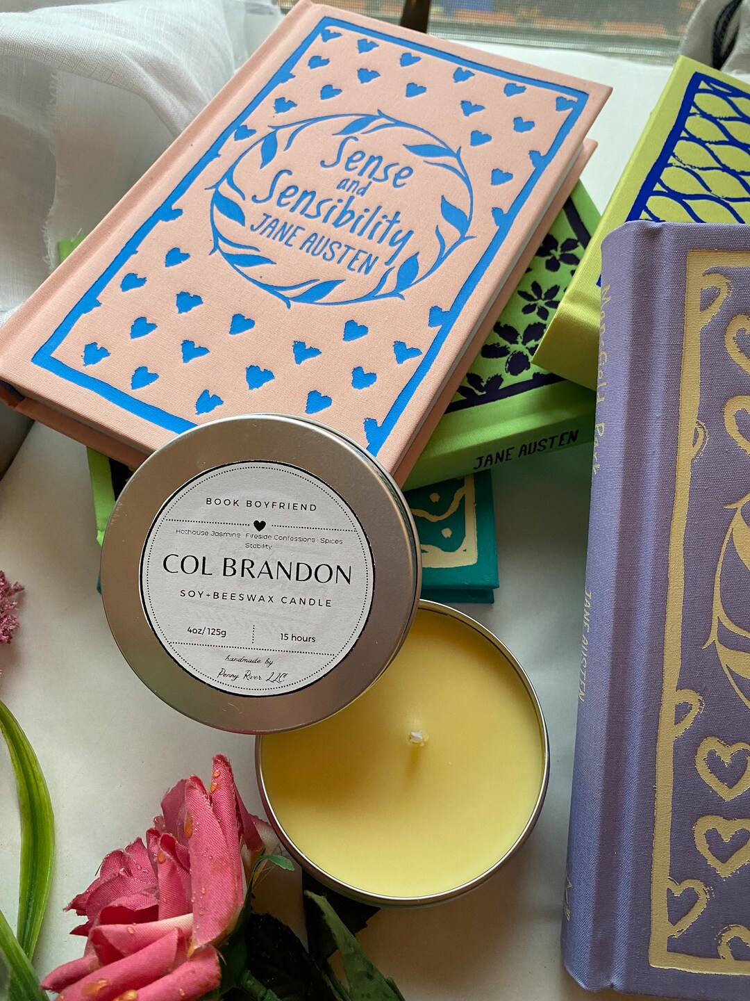 Colonel Brandon Book Boyfriend Scented Soy and Beeswax Hand Poured ...