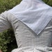 Fine White Dotted Cotton Voile Large Triangular Kerchief Fichu 18th ...