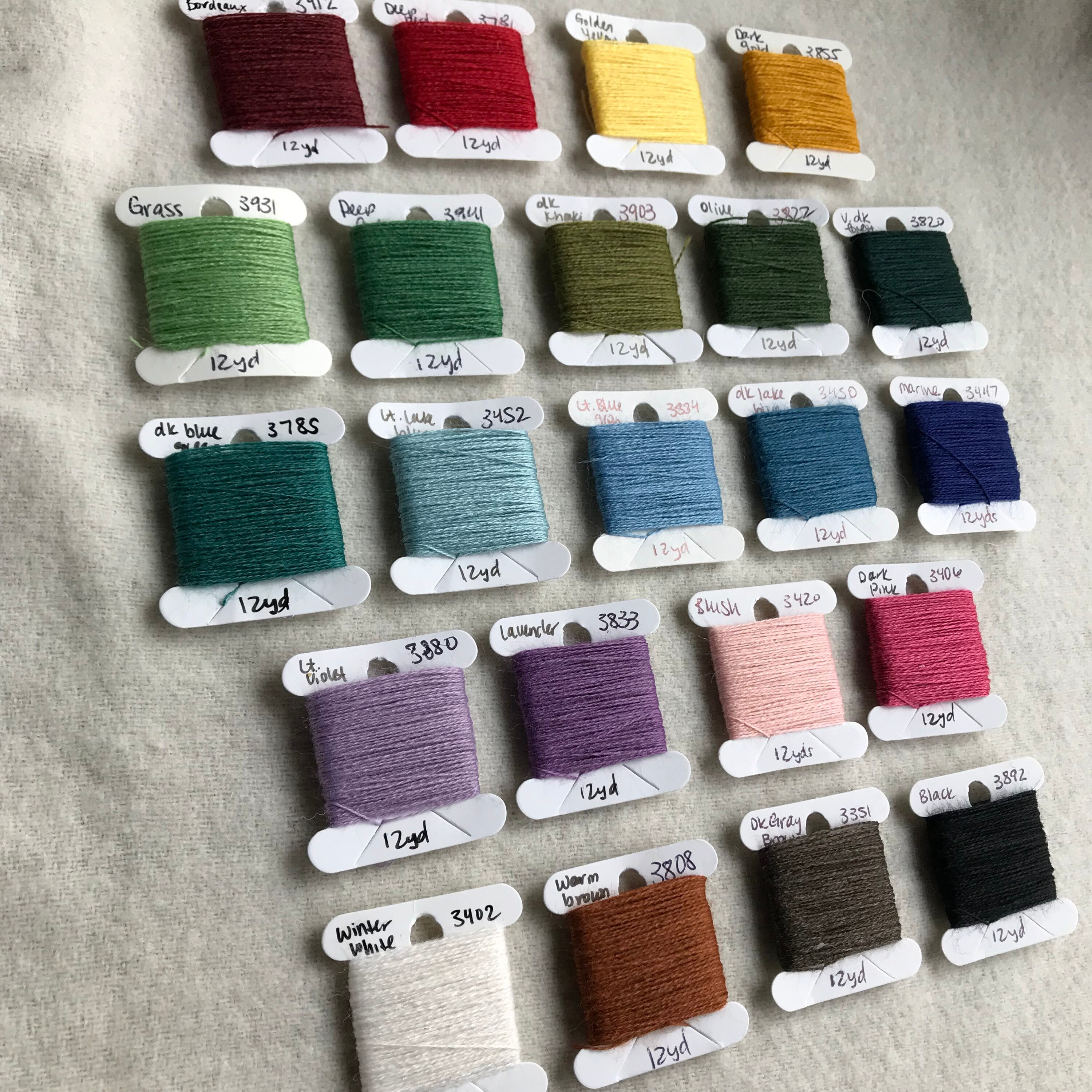 Neutrals- Wool Blend Crewel Embroidery Thread - Etsy