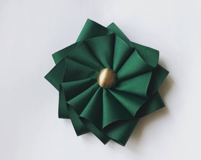 Handmade Ribbon Rosette Cockade With Button Detail 18th Century ...