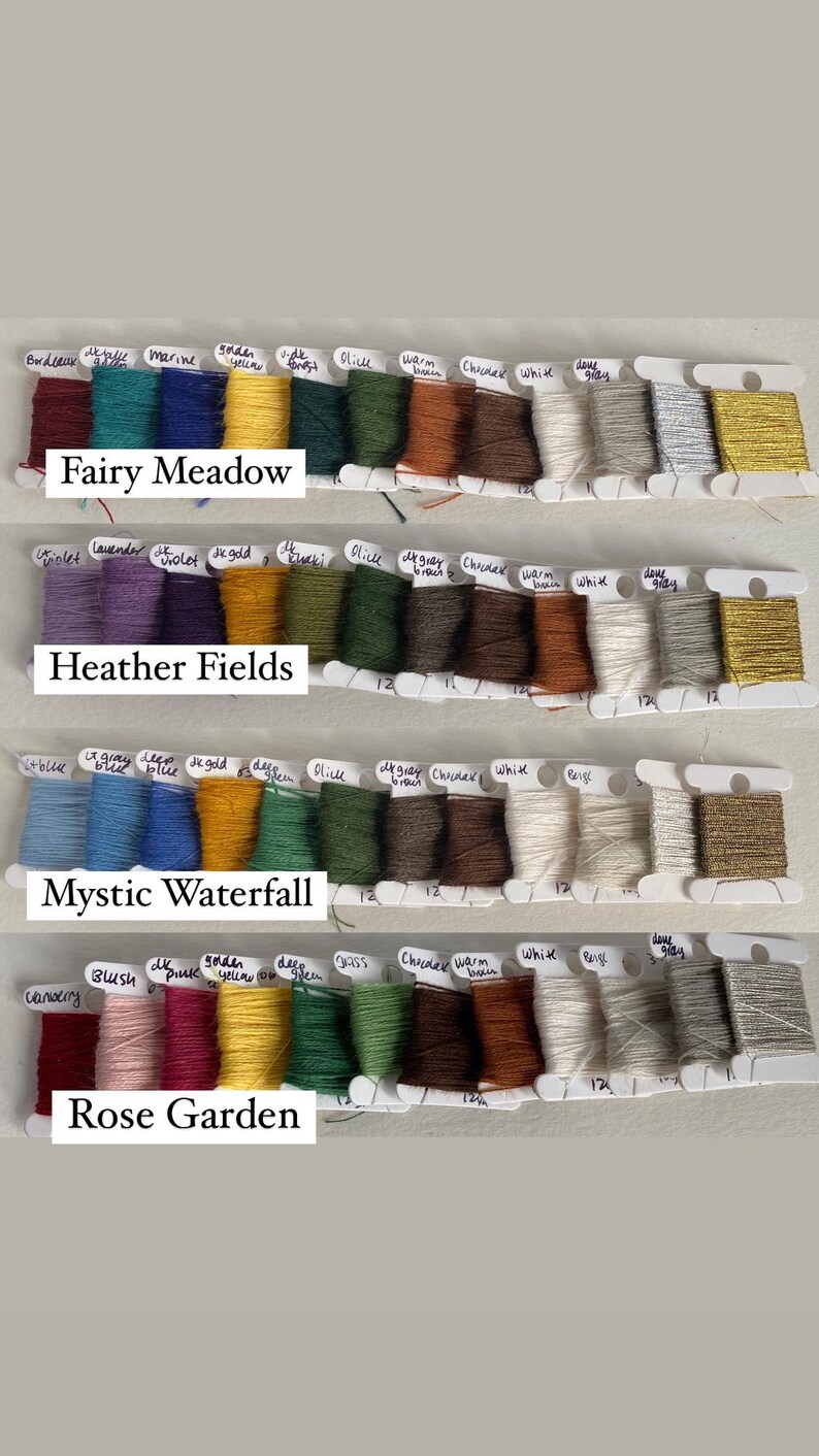 18th Century Embroidered Pocket Deluxe DIY Kit With Linen Fabric and ...