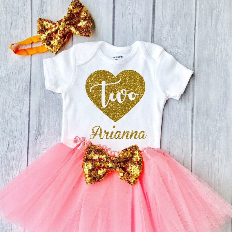 2nd Birthday Outfit Girl Etsy