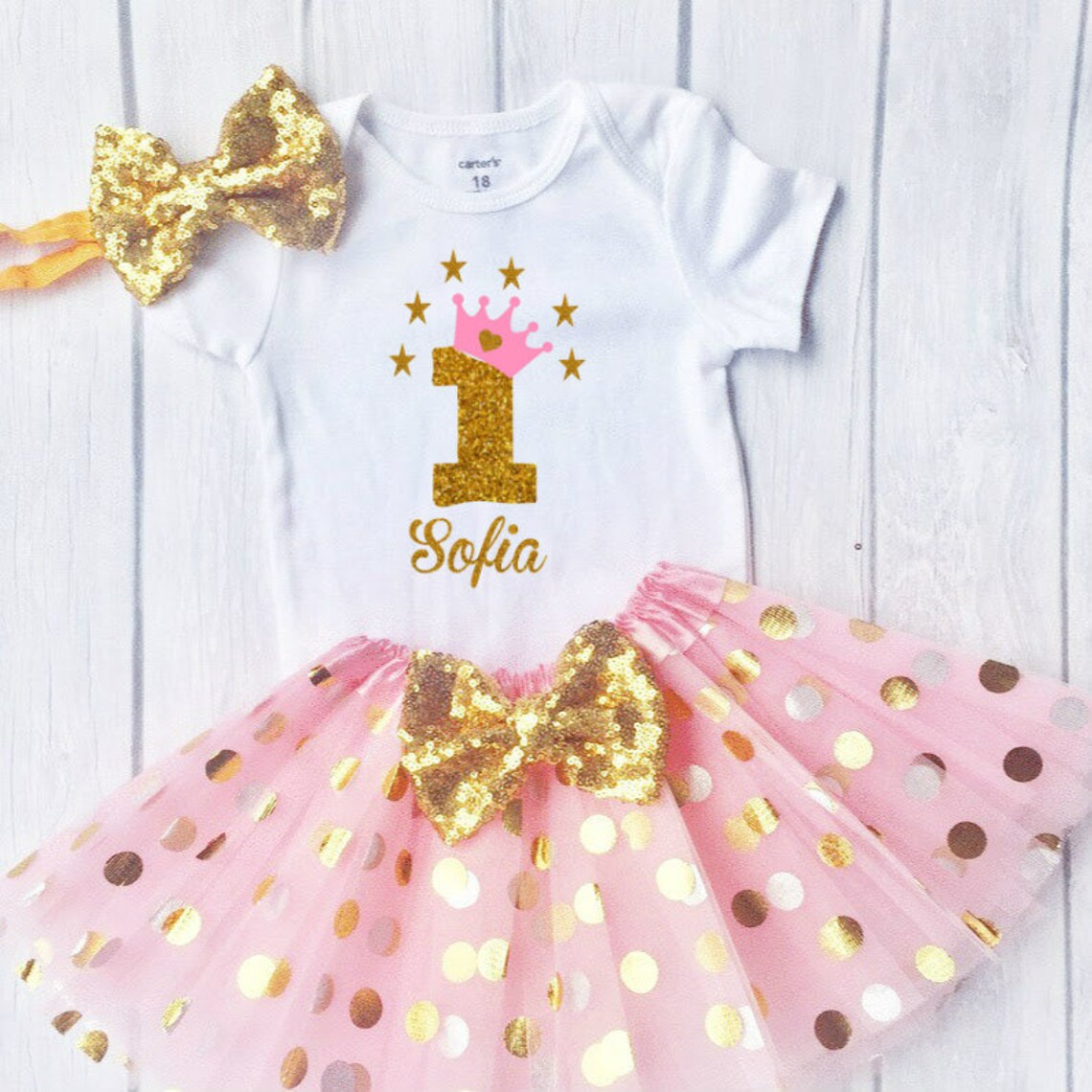 1st Birthday Girl Outfit First Birthday Girl Outfit 1st - Etsy