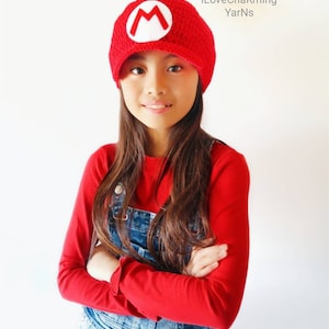 Princess Peach Crochet Wig Hat, Princess Hat Mario and Luigi, Nintendo ...