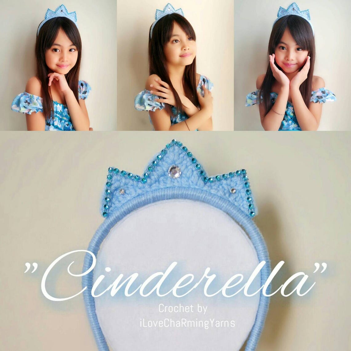 Cinderella Headband Cinderella Tiara Disney Headbandsdisney | Etsy