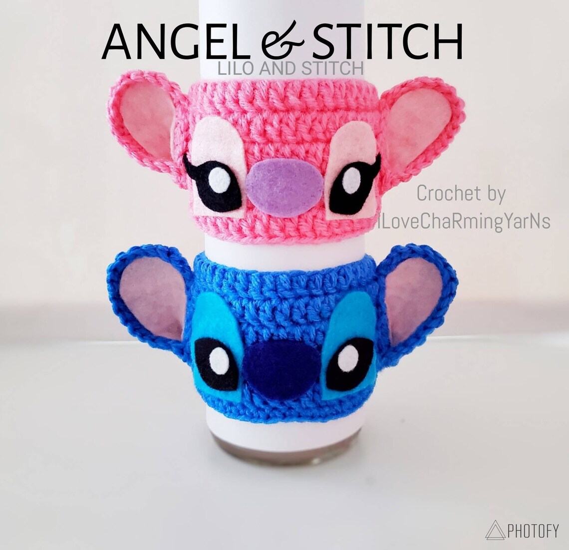 Lilo and Stich Cup Cozy Stitch Angel Cup Cozy Stitch Tumbler - Etsy