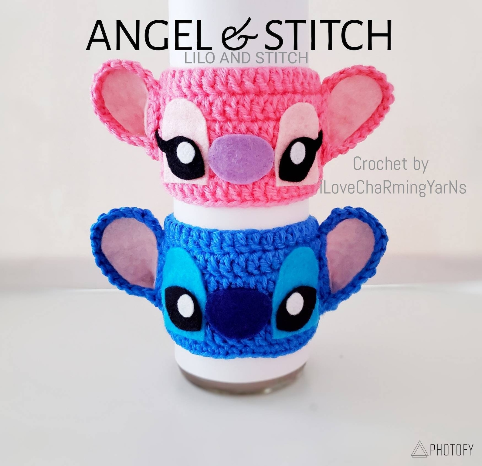 Lilo and Stich Cup Cozy Stitch Angel Cup Cozy Stitch Tumbler - Etsy