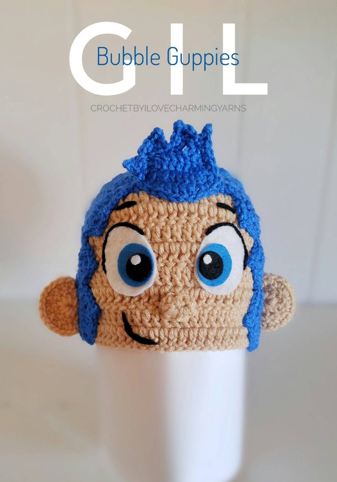 Gil Bubble Guppies, Gil Bubble Guppies Hat, Gil Crochet Hat, Gil ...
