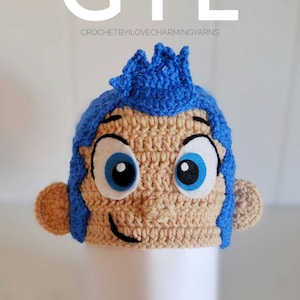 Gil Bubble Guppies, Gil Bubble Guppies Hat, Gil Crochet Hat, Gil ...