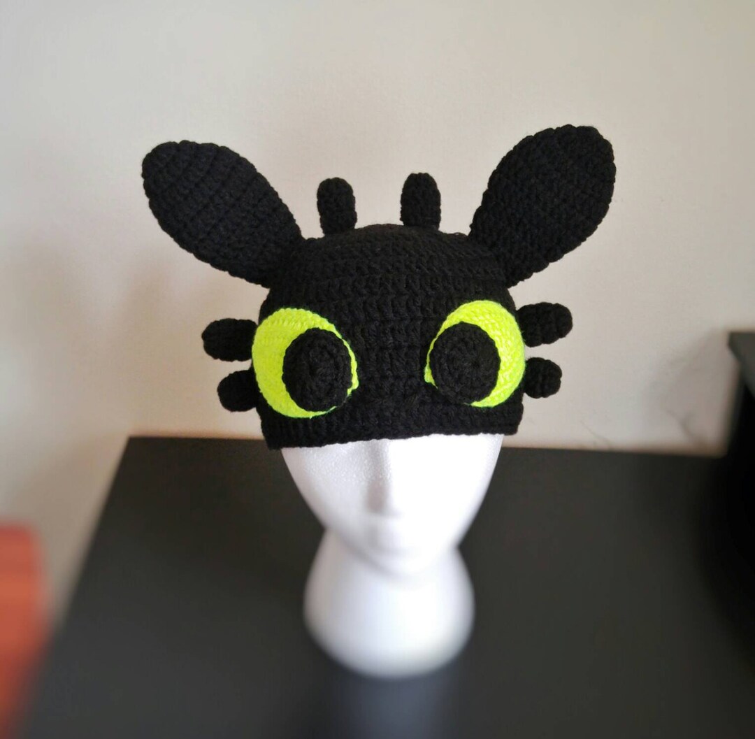 Toothless Hat, Night Fury Hat, How to Train Your Dragon, Toothless ...