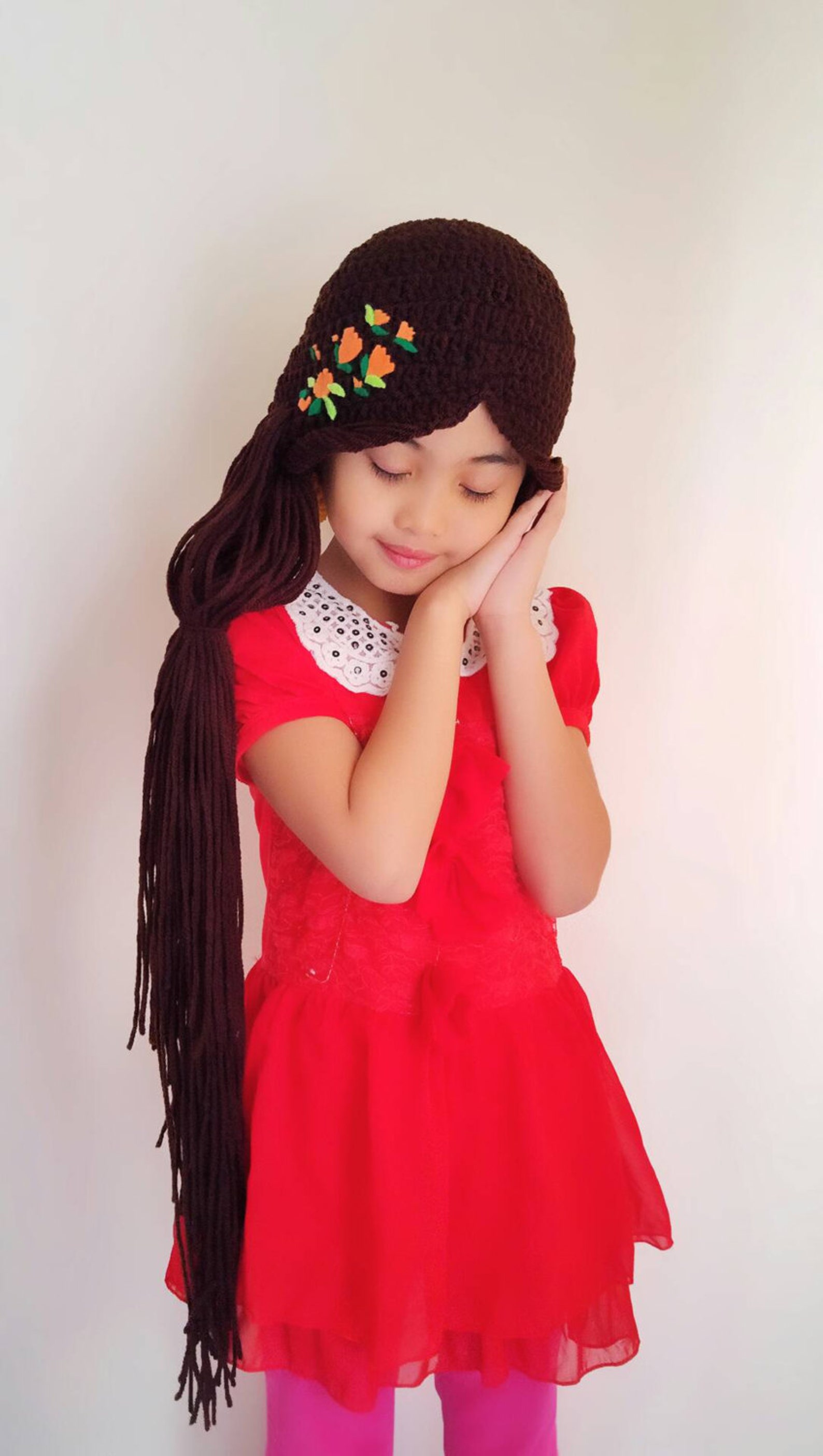 Elena of Avalor Crochet Wig Hat, Disney Princess Elena of Avalor Wig ...