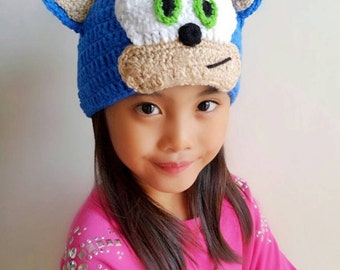 Sonic Inspired Crochet Hat - Etsy