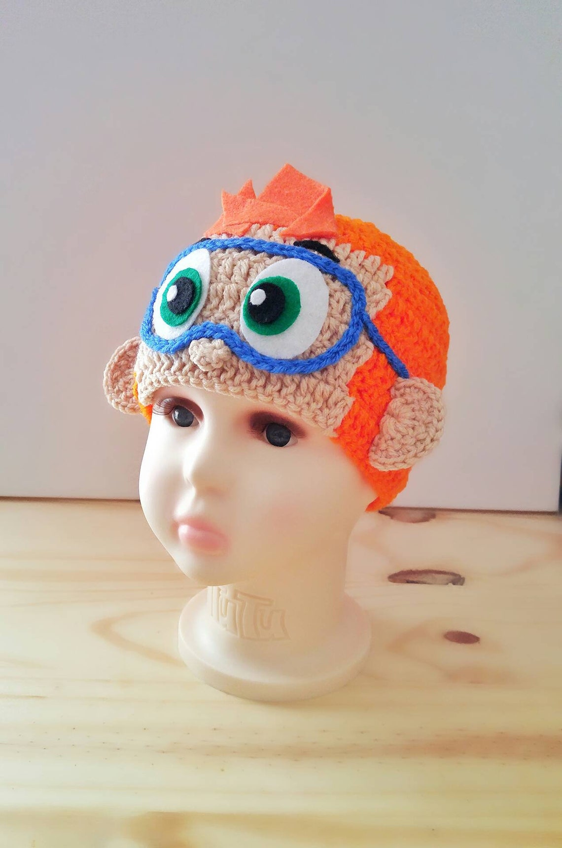 Gil Bubble Guppies, Gil Bubble Guppies Hat, Gil Crochet Hat, Gil ...