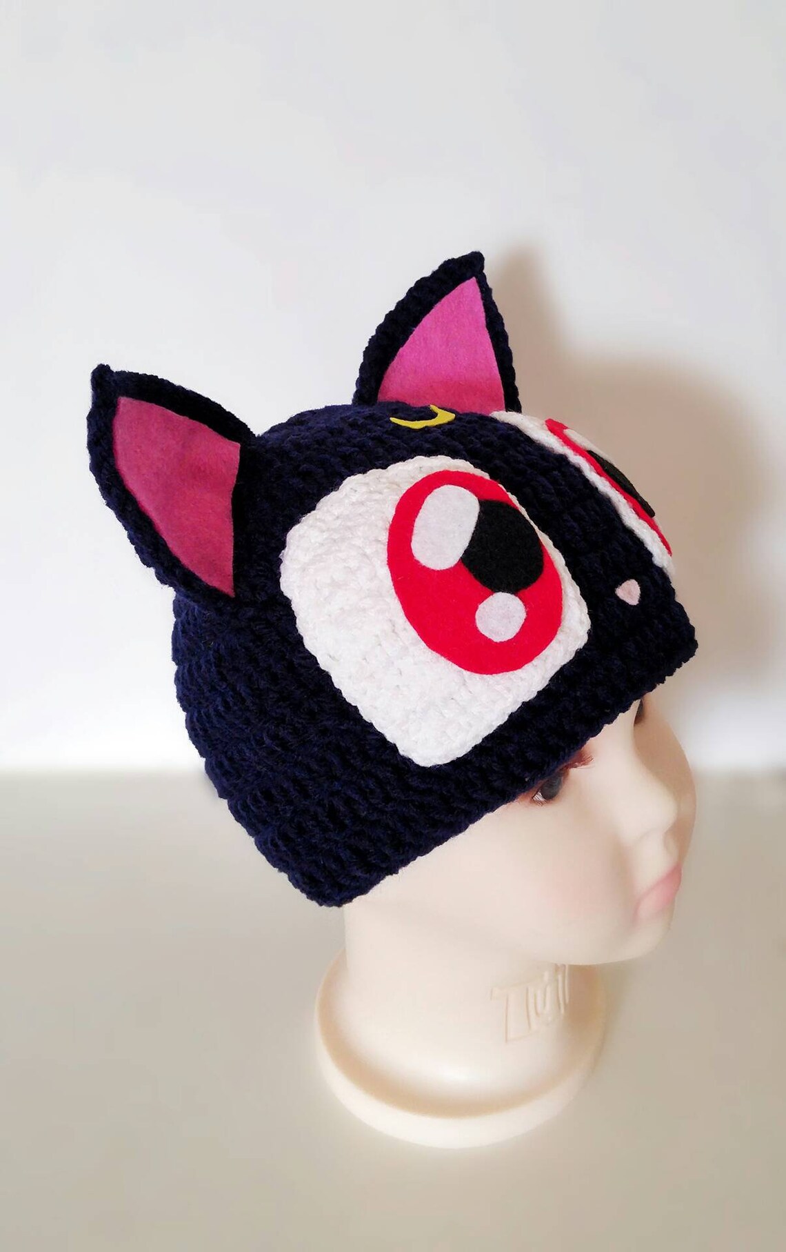 Sailormoon Hat Sailor Moon Wig Hat Luna Hat Super Hero - Etsy