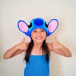 Stitch Hat, Lilo and Stitch Crochet Hat, Disney Crochet Character Hat ...