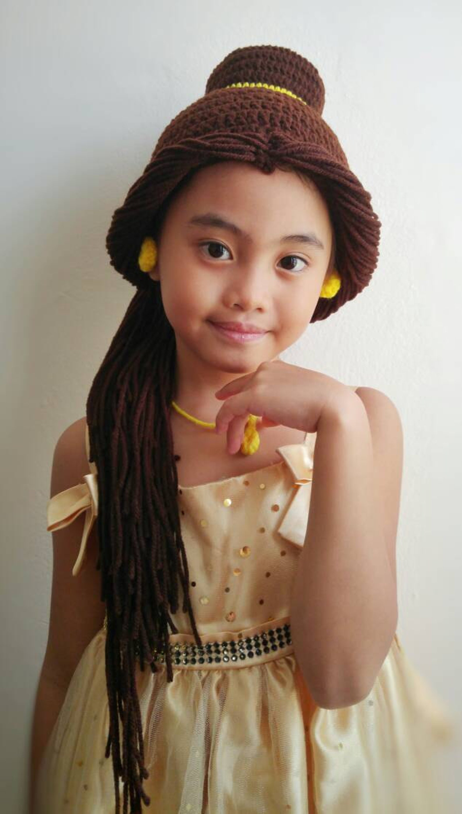 Belle, Belle Hat, Disney Princess Belle Wig or Hat, Belle Costume Hat ...