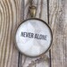 Never Alone Key Chain - Etsy