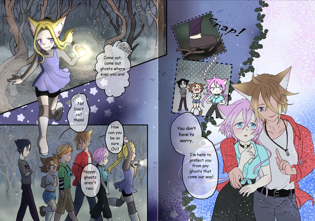 Custom Manga Page Shoujo / Kawaii Style by Mangaka - Etsy