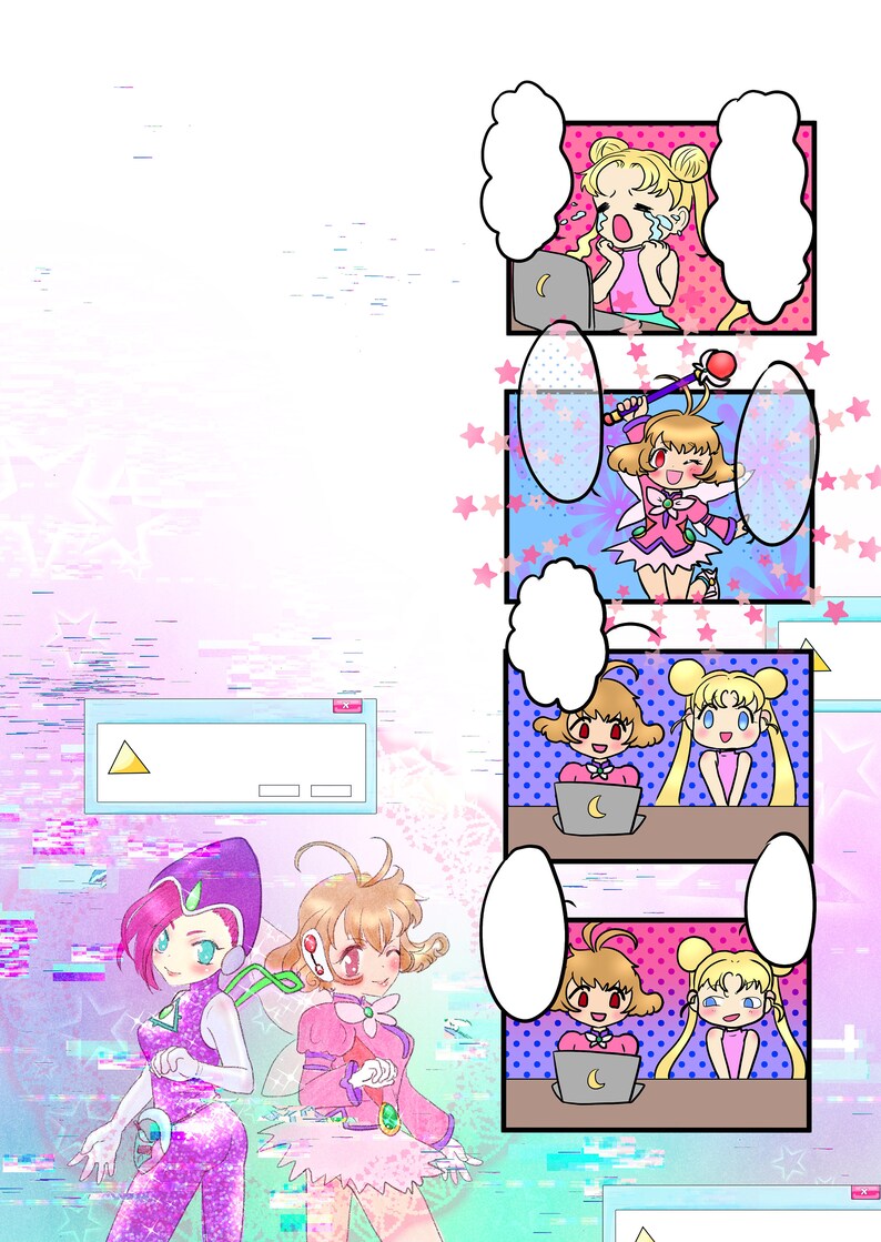 Custom Manga Page, Shoujo / Kawaii Style by Mangaka Allie-chan. Comic ...