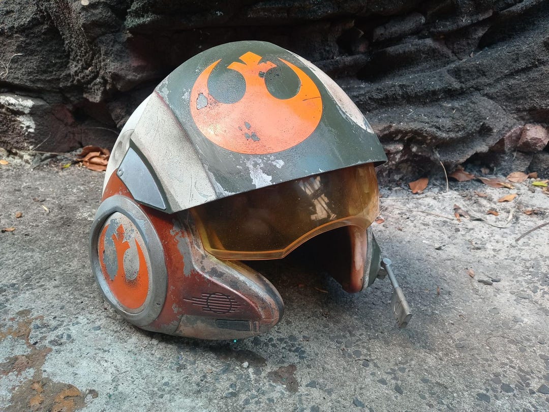 Resistance X-wing Pilot Custom Helmet - Etsy