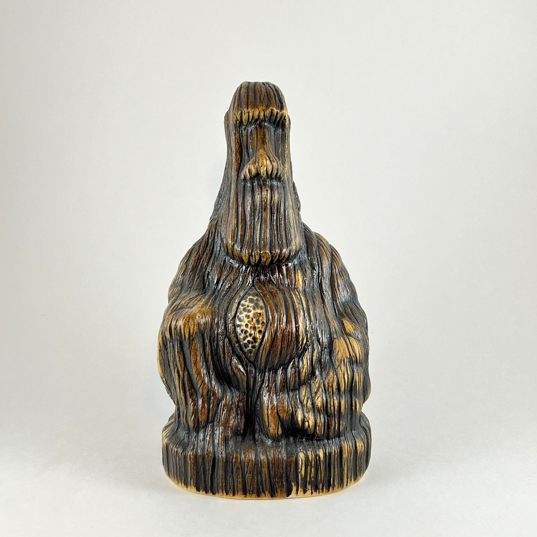 Handmade Moai Buddha Tiki Mug in Wood Grain 16 Fl. Oz. - Etsy