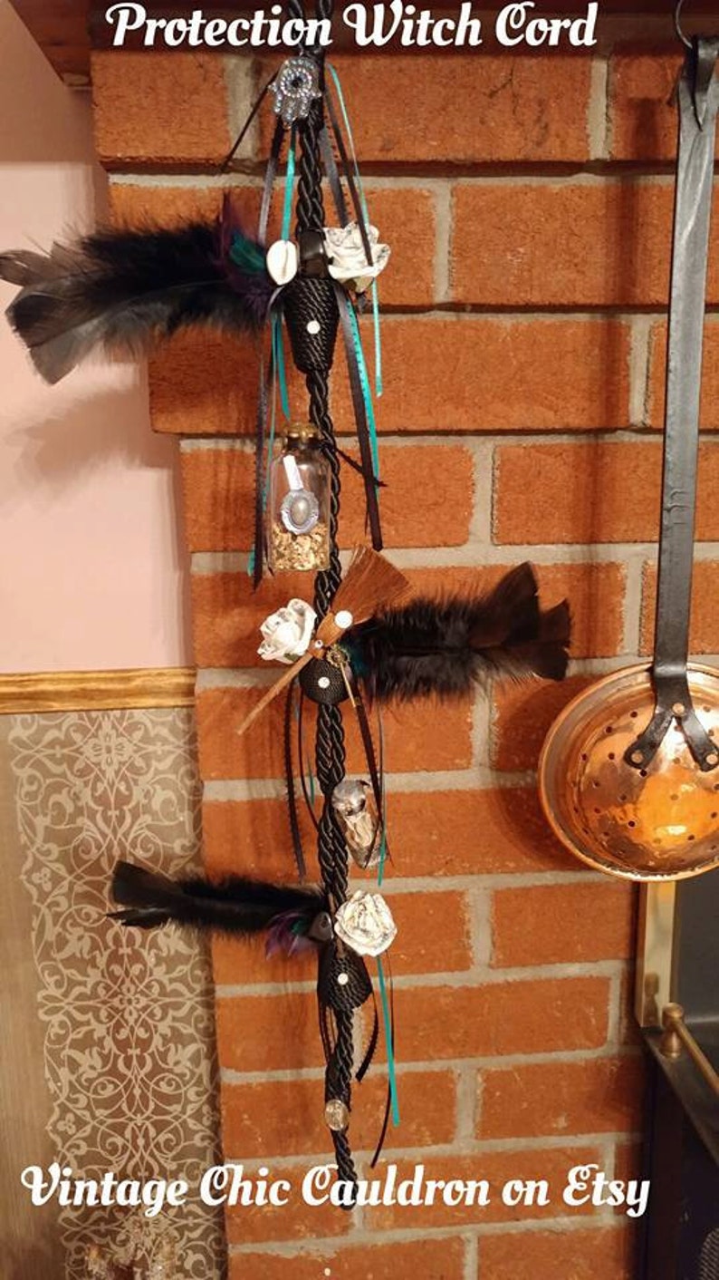 Custom Made to Order Witch Ladder/Cord Home Blessing Home | Etsy