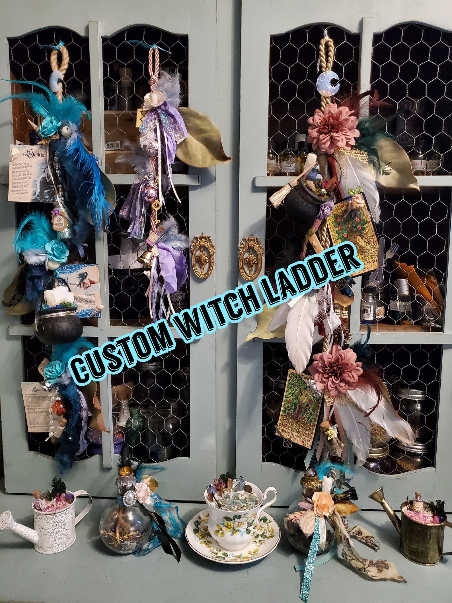 Custom Made to Order Witch Ladder/cord Home Blessing Home - Etsy Canada