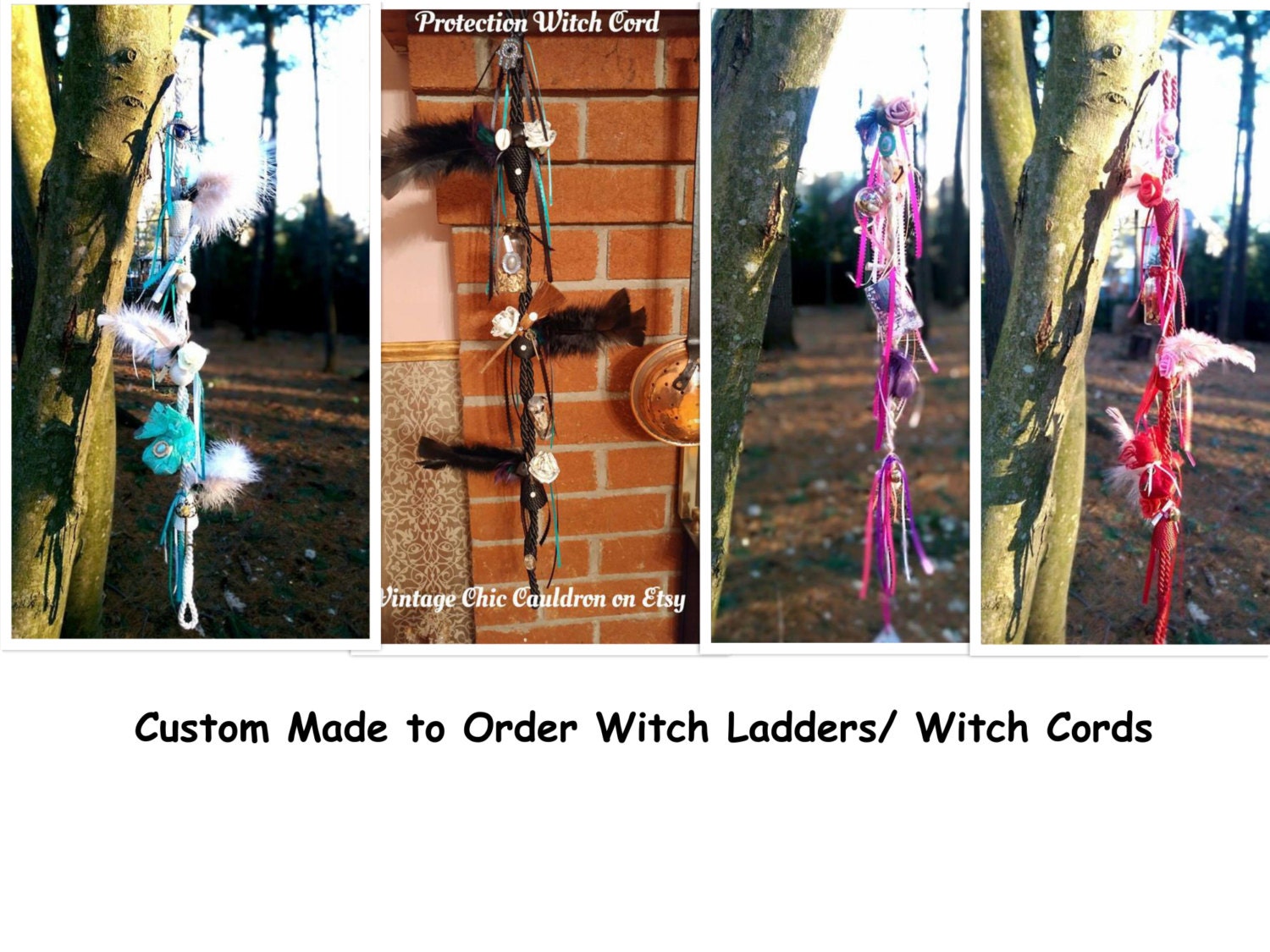 Custom Made to Order Witch Ladder/Cord Home Blessing Home | Etsy