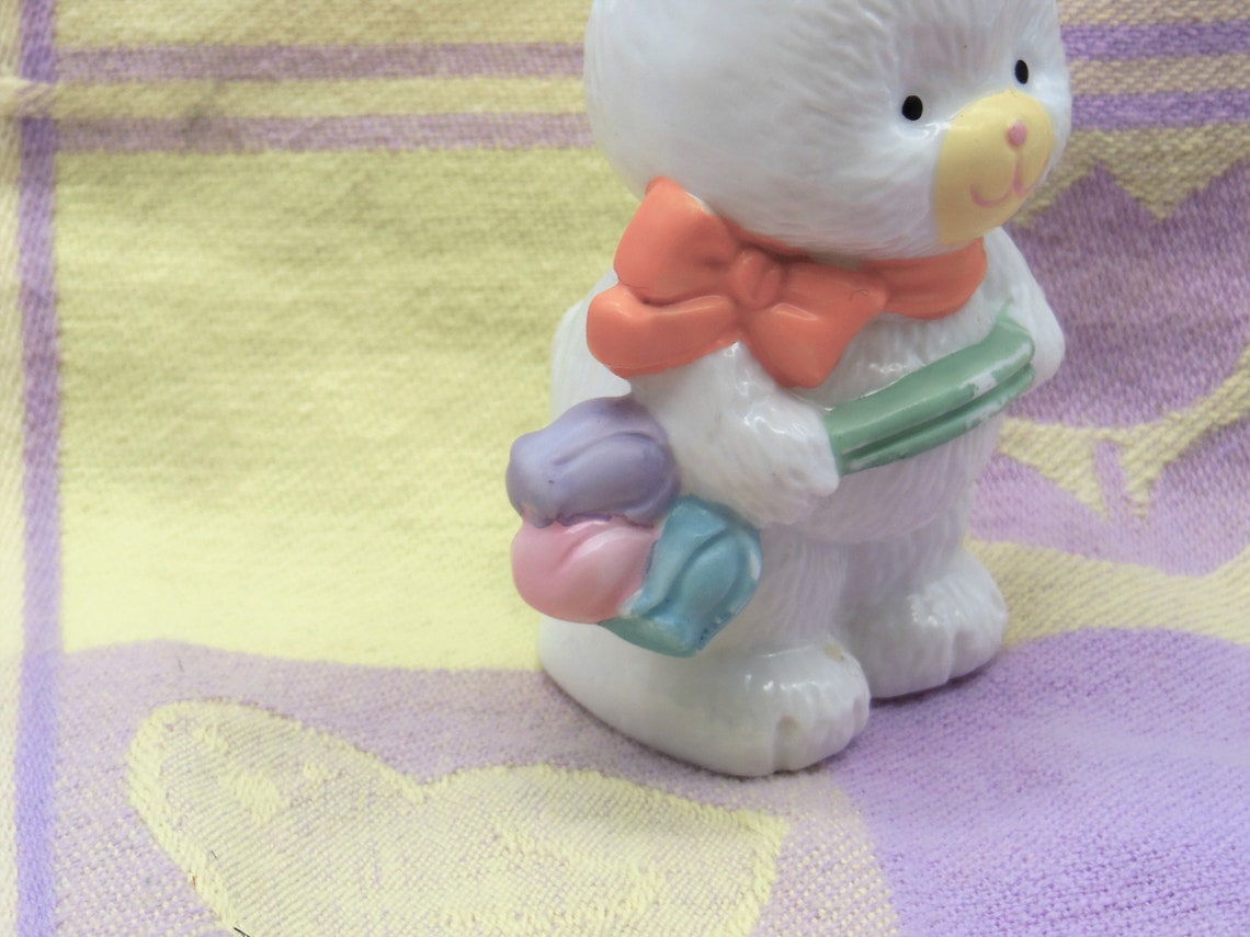 White Rabbit Figurine Bunny Rabbit Figurine Easter Bunny - Etsy