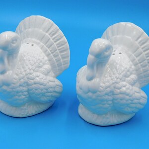 Vintage Thanksgiving Turkey Shakers, Ceramic Salt and Pepper Shakers ...