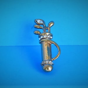 Gold Golf Brooch Golf Gift for Her - Etsy