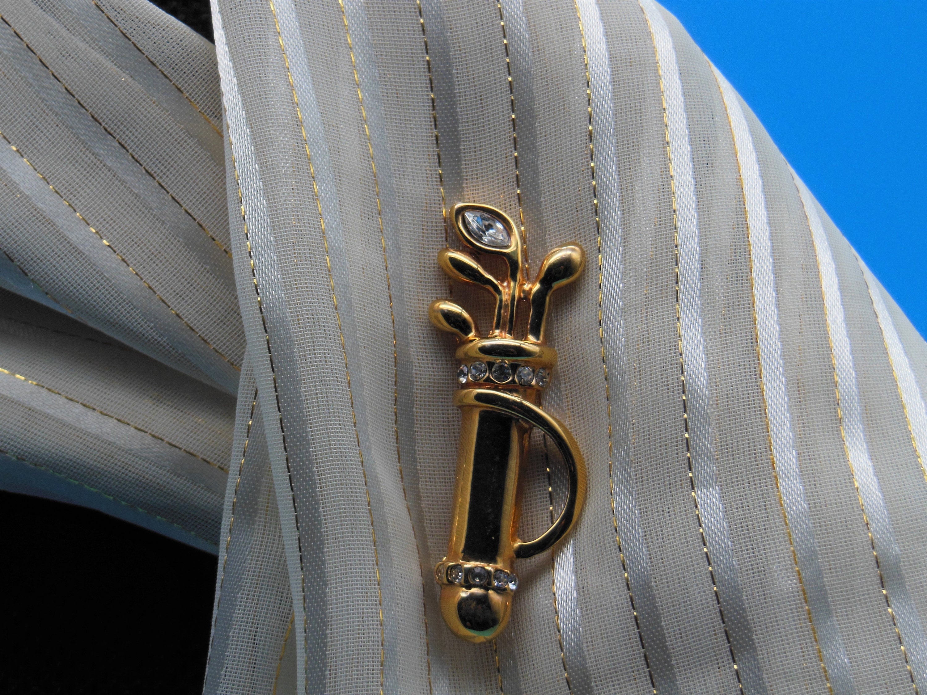 Gold Golf Brooch Golf Gift for Her | Etsy