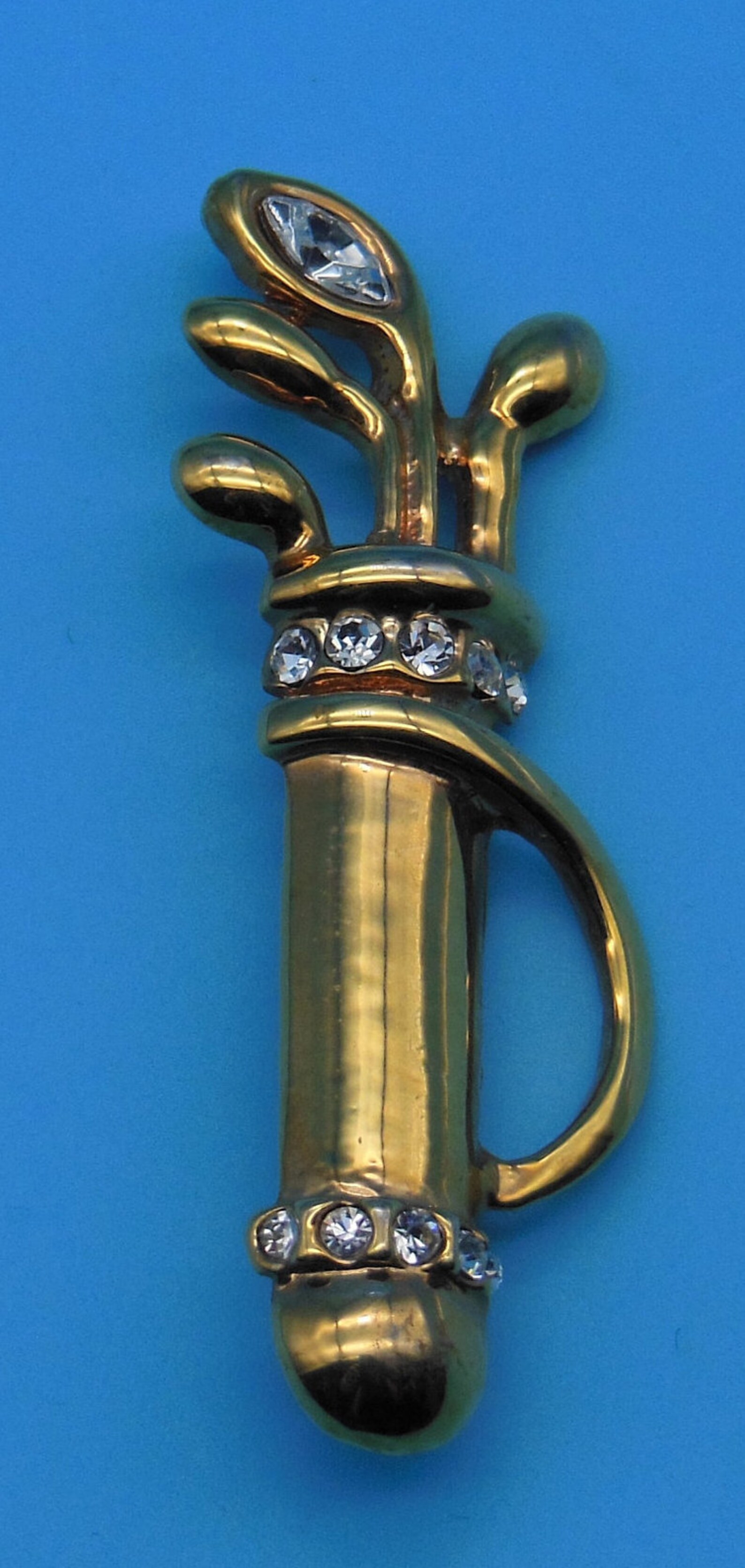 Gold Golf Brooch Golf Gift for Her - Etsy