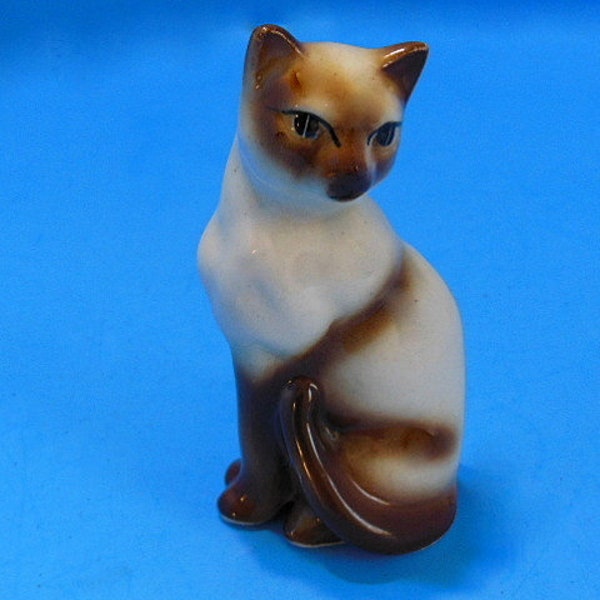 Siamese Cat Figurine - Etsy
