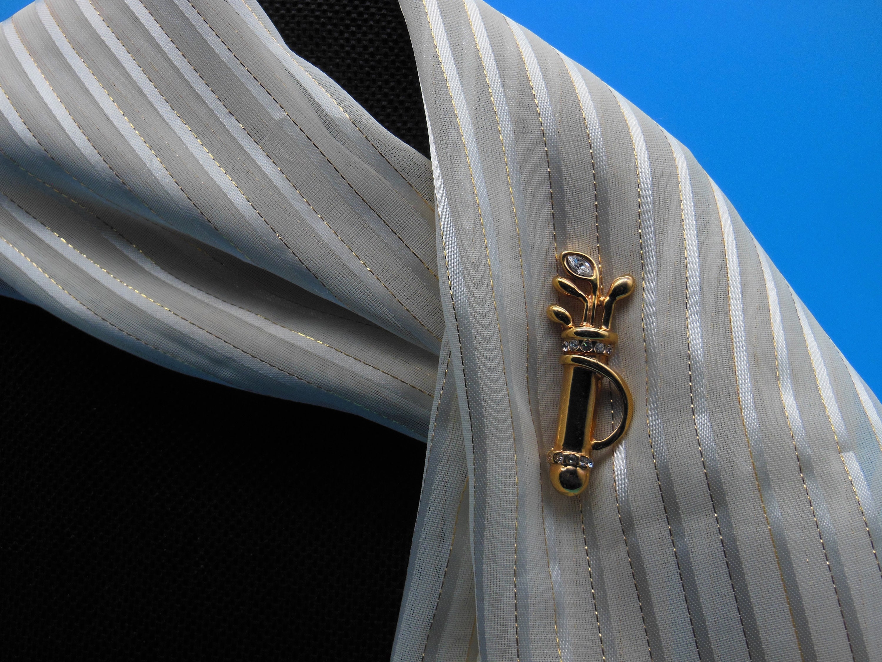 Gold Golf Brooch Golf Gift for Her | Etsy