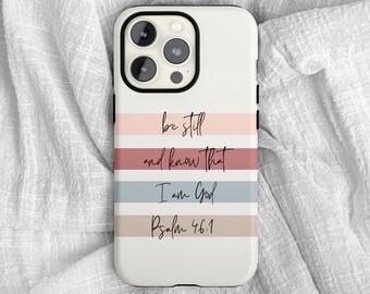 Christian iPhone Case, Bible Verse Quote Tough Phone Case, Faith as ...