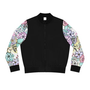 Christian Bomber Jacket, Bible Verse Jacket for Women, Floral Bible ...
