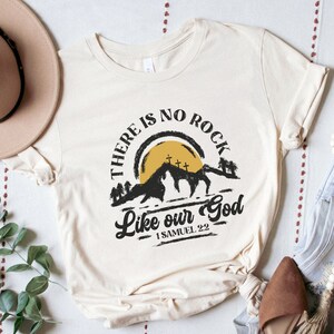 Vintage Christian Shirt, Trendy Christian T-shirts, There is No Rock ...