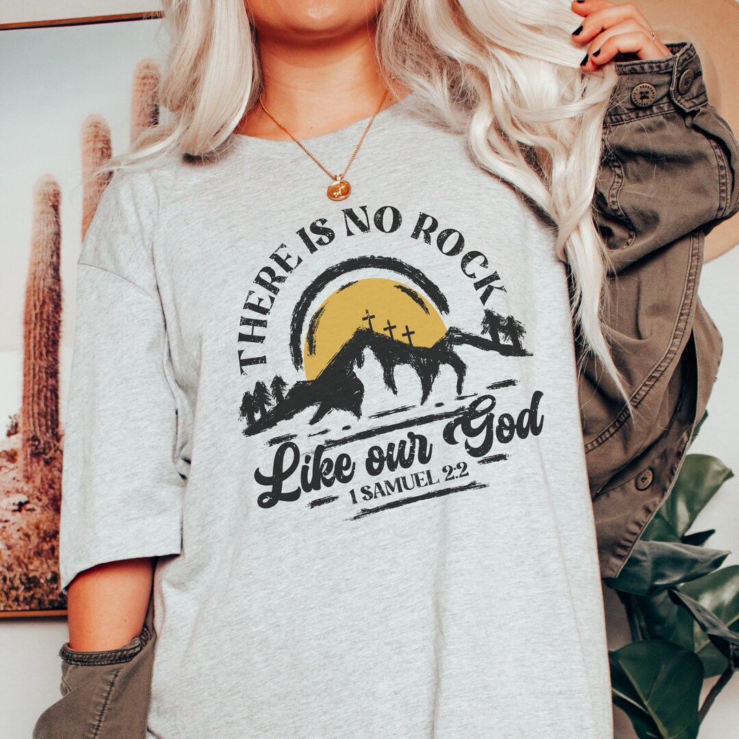 Vintage Christian Shirt, Trendy Christian T-shirts, There is No Rock ...