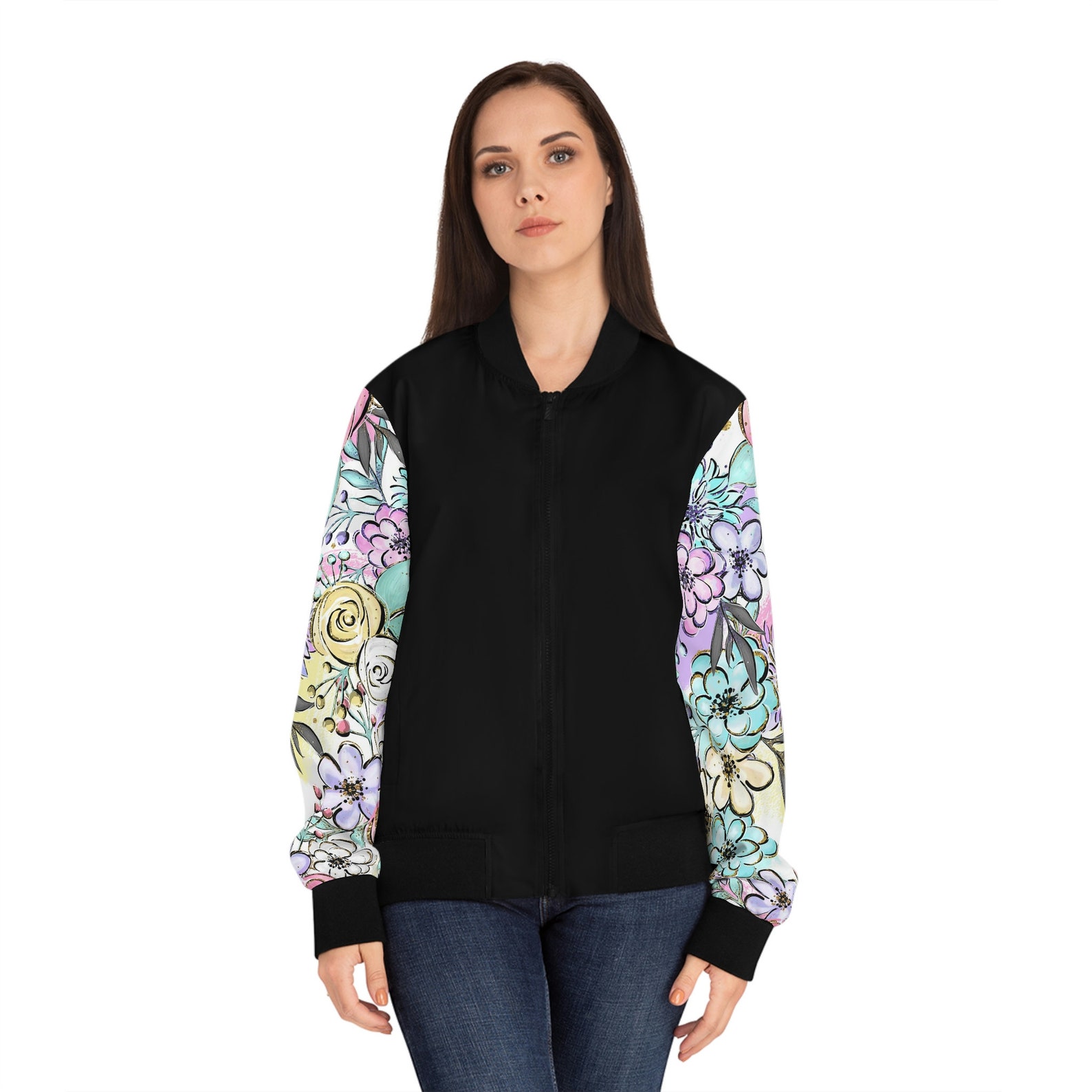 Christian Bomber Jacket Bible Verse Jacket for Women Floral - Etsy