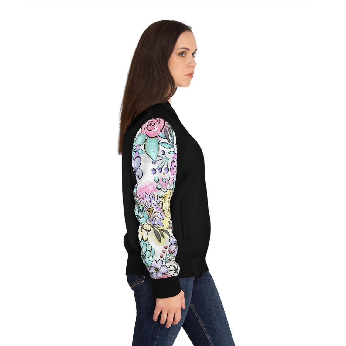 Christian Bomber Jacket Bible Verse Jacket for Women Floral - Etsy