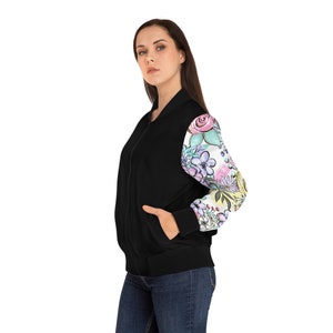 Christian Bomber Jacket, Bible Verse Jacket for Women, Floral Bible ...