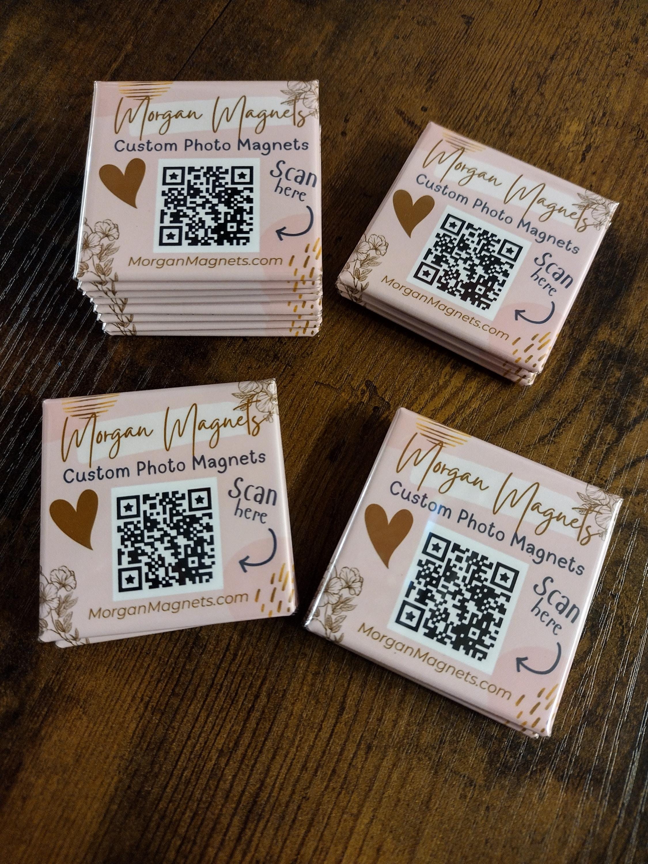 100 Personalized 2x2 Business Card Photo Magnetsbusiness Advertising ...