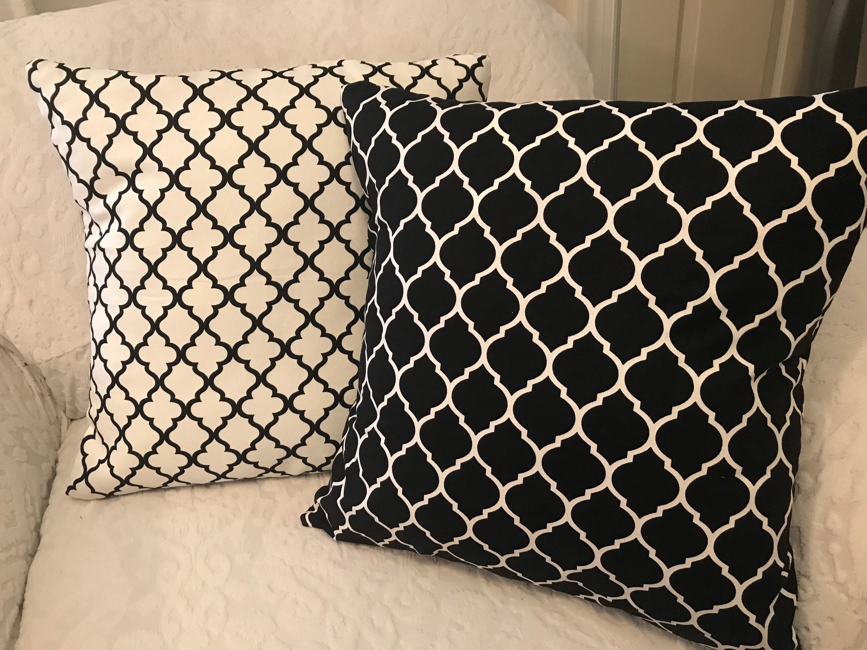 Handmade 18 X 18 Envelope Style Decorative Pillow Cover, Couch Pillow ...