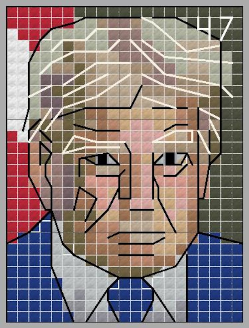 Presidents of the United States Cross-stitch Pattern PDF Download ...