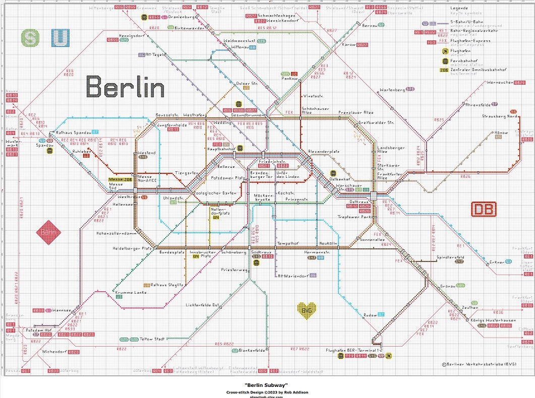 Berlin Metro Map Pdf Poster Subway Map Of Berlin | Wall Art.nl
