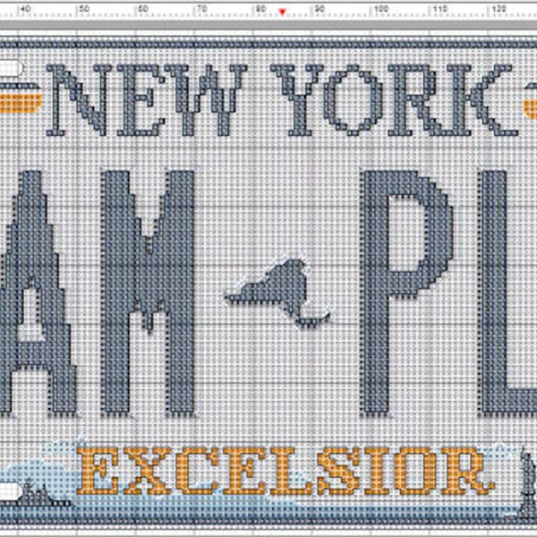 License Plate New York Excelsior - Etsy