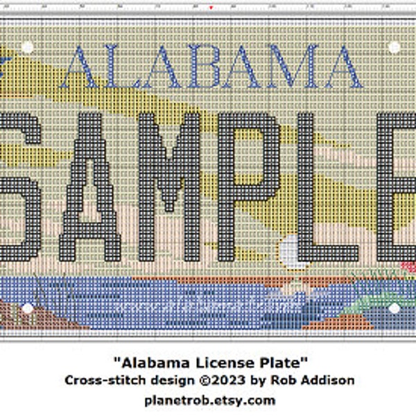 Alabama Crimson Tide Cross Stitch Patterns - Etsy
