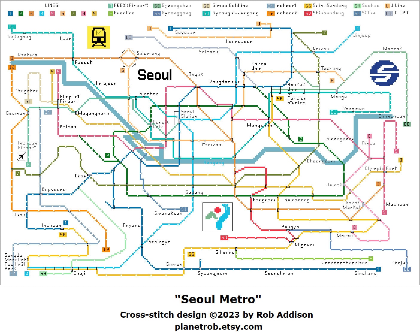SEOUL MRT Korea Travel, Subway Map, Visit Seoul, 60% OFF