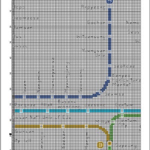 Busan Metro Map Cross-stitch Pattern: South Korea Subway Chart (PDF ...
